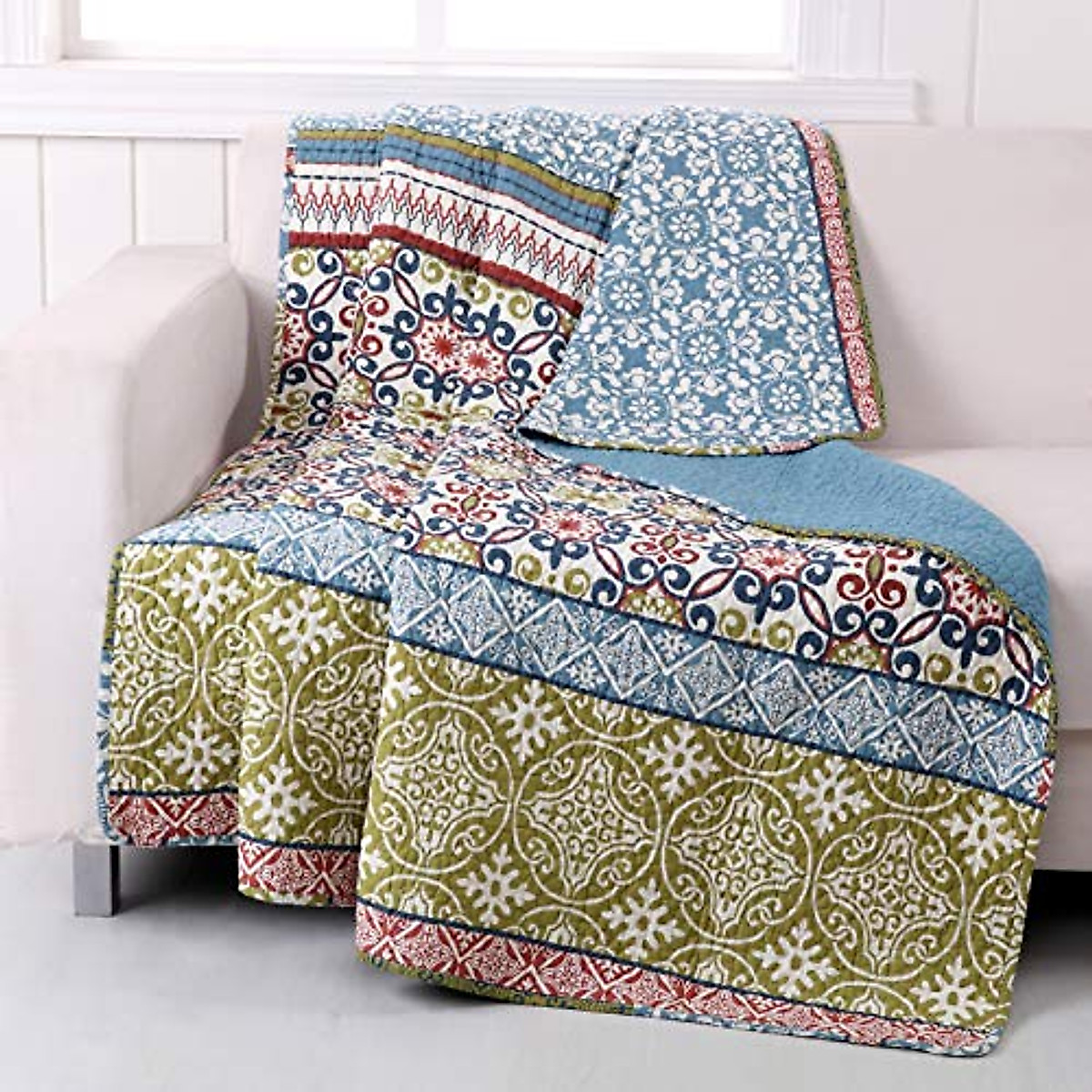 Greenland Home Shangri-La Throw, Multi, 50 x 60