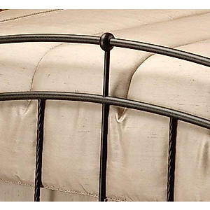 Hillsdale Furniture Vancouver Bed Set, Queen, Antique Brown