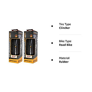 Continental Grand Prix 4-Season 700x25 Folding Clincher Tire 2-Pack