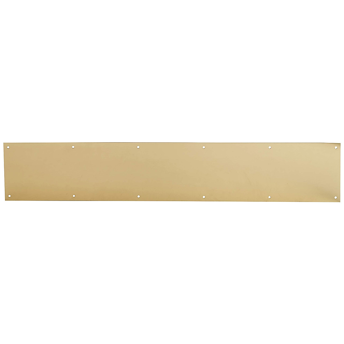 Ives by Schlage 6X34 Schlage C8400B3 Kick Plate, 34 in L X 6 in W, for Use with Exterior Or Interior Door Surface