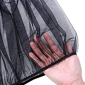 Mogoko Universal Bird Cage Seed Catcher,Seed Catcher Guard Net Cover,Parrot Nylon Mesh Net Cover,Soft Airy Cage Net Stretchy Skirt for Round Square Cages