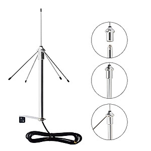 UAYESOK 433Mhz Omni External Antenna for Remote Distance up to 1000 ft+, 3dbi Garage Door Electric Gate Opener Signal Booster, 433Mhz SMA Male GSM GPRS Aerial Device Receivers Alarm System