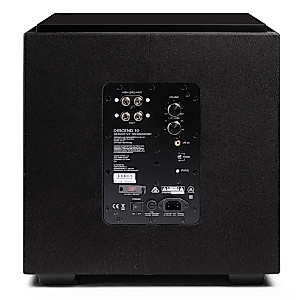 Definitive Technology Descend DN10 10" Subwoofer - Digitally Optimized for Movies and Music, New 3XR Architecture, 500W Peak Class D Amplifier & (2) Pressure-Coupled 10" Bass Radiators, Black