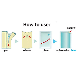Supersorbents Industries Odor Kontrol StikTiles - Unscented Fridge Deodorizer, 5 PK - Peel and Stick Odor Eliminator for Strong Odor