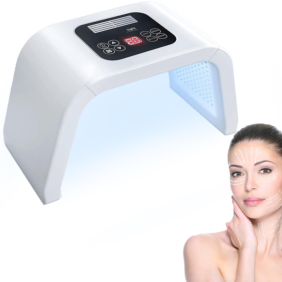Fxtiaa LED-Face-Mask-Light-Therapy