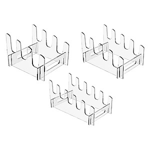YZYDF Multi Tiered Acrylic Food Tray Stand Space Saving and Easy to Storage for Parties and Buffets