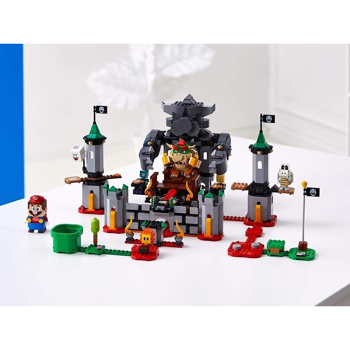 LEGO Super Mario Bowser’s Castle Boss Battle Expansion Set 71369 Building Kit; Collectible Toy for Kids to Customize Their Super Mario Starter Course (71360) Playset (1,010 Pieces)