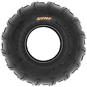 SunF A003 ATV/UTV/Lawn-Mowers Off-Road Tire 20x10-8, 6 PR, Directional Tread (Pair of 2)