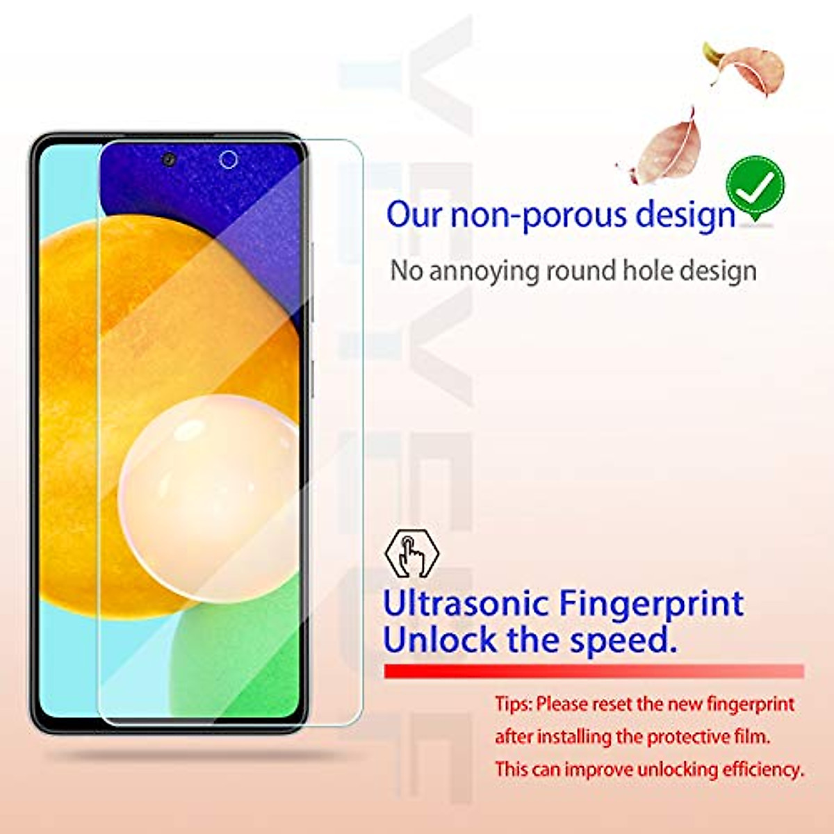 Galaxy A52 HD Clear Tempered Glass Screen Protector + Camera Lens Protectors by YEYEBF, [2+2 Pack] [3D Glass] [Anti-Glare] [Bubble-Free] Screen Protector Glass for Samsung Galaxy A52