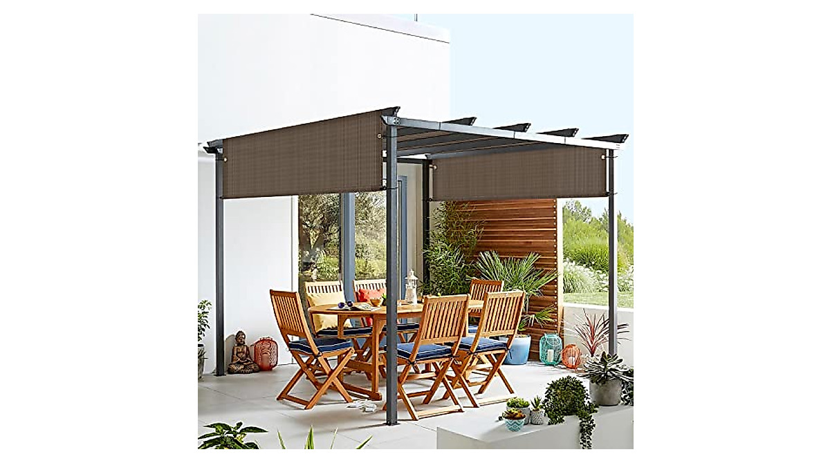 FLORALEAF 8'x12' Pergola Shade Cover - UV Protection