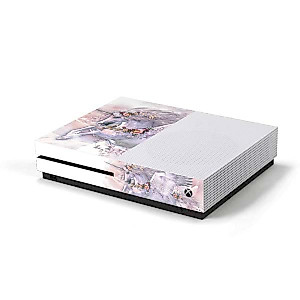 Skinit Decal Gaming Skin Compatible with Xbox One S Console - Officially Licensed Tate and Co. Spring Flight Unicorn Design