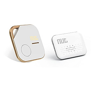 Nutale Key Finder, Bluetooth Tracker Item Locator with Key Chain for Keys Pet Wallets or Backpacks and Tablets, Batteries Include 2Pack (NutPro & Mini