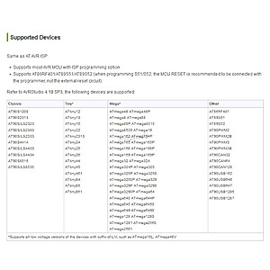 XYGStudy USB AVRISP CH AVR ISP Programmer Compatible with at AVRISP from ATMEL Supports AVR Studio 4/5/6/7 ISP_6PIN Interface