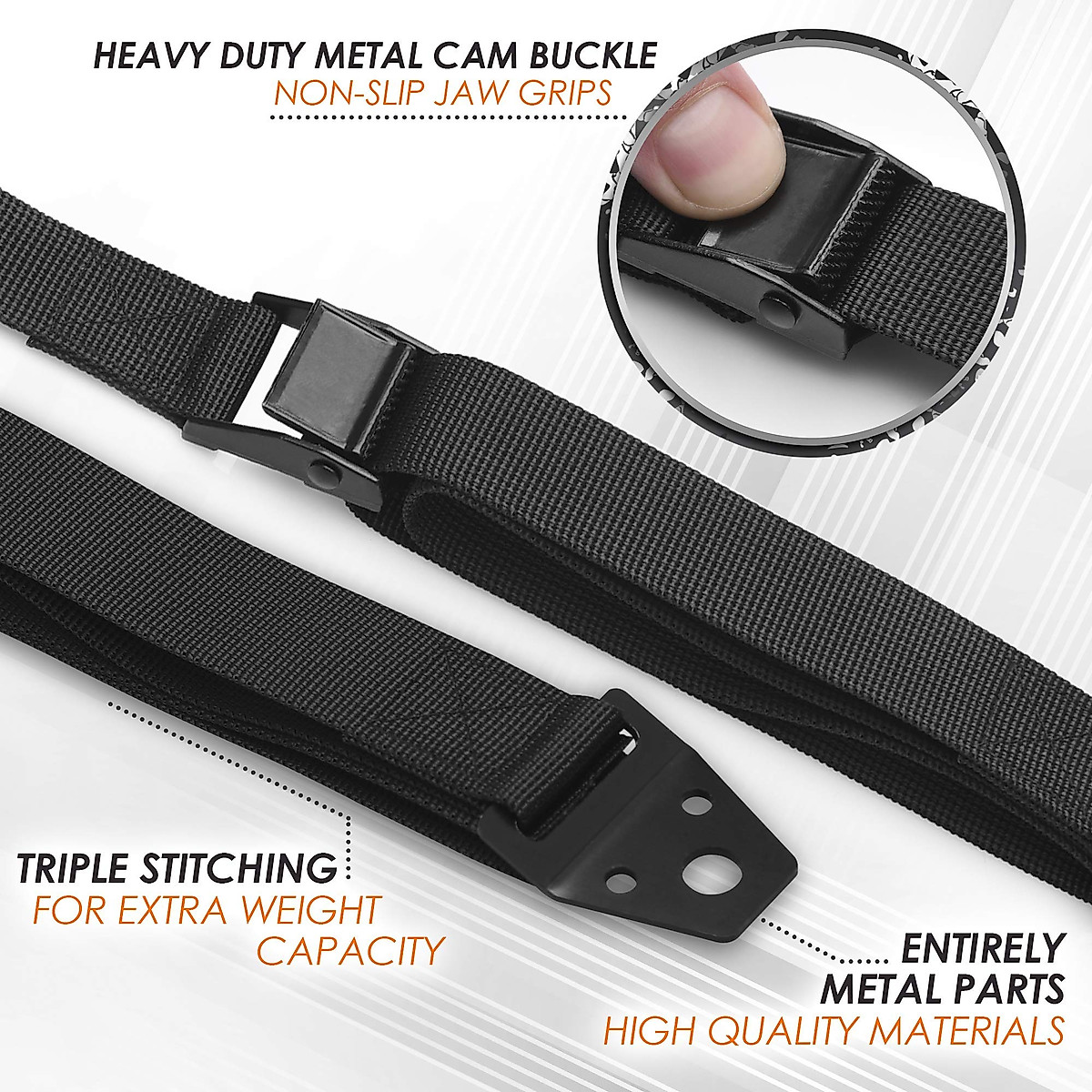 Safety Straps - Anti-Tip Strap - Baby TV Strap - TV Anchor Straps - Secure Strap - TV Earthquake Strap - TV 4 Straps - TV Tether Strap - TV Tip Strap