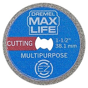 Dremel Max Life EZ545HP 1-12" (38.1mm) High Performance Diamond Wheel , Blue