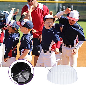 25pcs Baseball Hat Shaper, Baseball Cap Plastic Hat Stand, Baseball Cap Inner Support, Baseball Cap Crown Inserts Liners for Baseball Cap Stay Hard