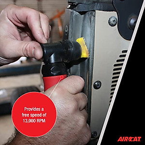 AIRCAT Pneumatic Tools 6320: Spot Sander and Polisher with Internal 1/8-Inch Orbital Head 13,000 RPM