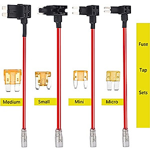 Ultimate Dash Cam Hardwire Kit Compatible with Rove Ultimate, Kingslim D4,iiwey T1 DC01 S1,WheelWitness HD PRO Mark II,Biuone A20,Ssontong Car Charger Power Cord kit