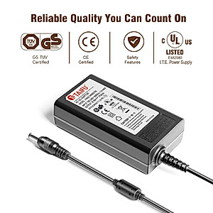 TAIFU Universal Power Adapter 24V Power Supply DC with 7 Extra DC Plugs for 5050 3528 LED Strip Light, Massage Gun, Vizio Soundbar, Zebra ZP450 Printers, Dymo 4XL Printer,LCD Monitor, Scanner, Speaker