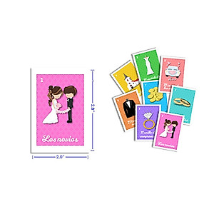 Juego de Lotería para Despedida de Soltera. Bingo for Bridal Shower. (16)
