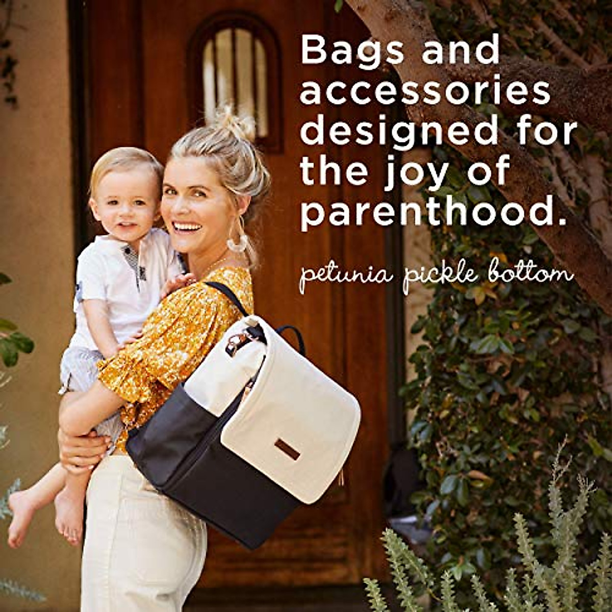 Petunia Pickle Bottom Meta Backpack | Diaper Bag Backpack for Parents | Comfortable, Spacious, & Sleek for On The Go Moms & Dads | Grey Pearl Nubuck Leatherette