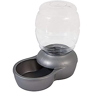 Petmate Replendish Automatic Gravity Waterer for Cats and Dogs, BPA-Free, No Batteries Required, Includes Charcoal Filter, 0.5 Gallon