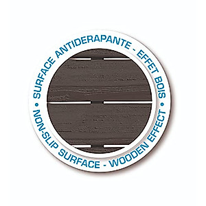 Smoby- Set of 6 Playhouse, Floor Tiles, Brown, Indoor or Outdoor Use, Plastic, Convenient for Use with Most Playhouses, for Ages 2 and up