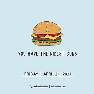 Rockdoodles 2023 Punny Daily Desk Calendar | Day to Day 2023 Calendar for Home or Office, Daily Calendar 2023 Page a Day, Dad Joke Calendar with Tear Off Pages and Daily Puns, The Perfect Funny Mothers Day, Fathers Day, or Christmas Gift (2023 Calendar)