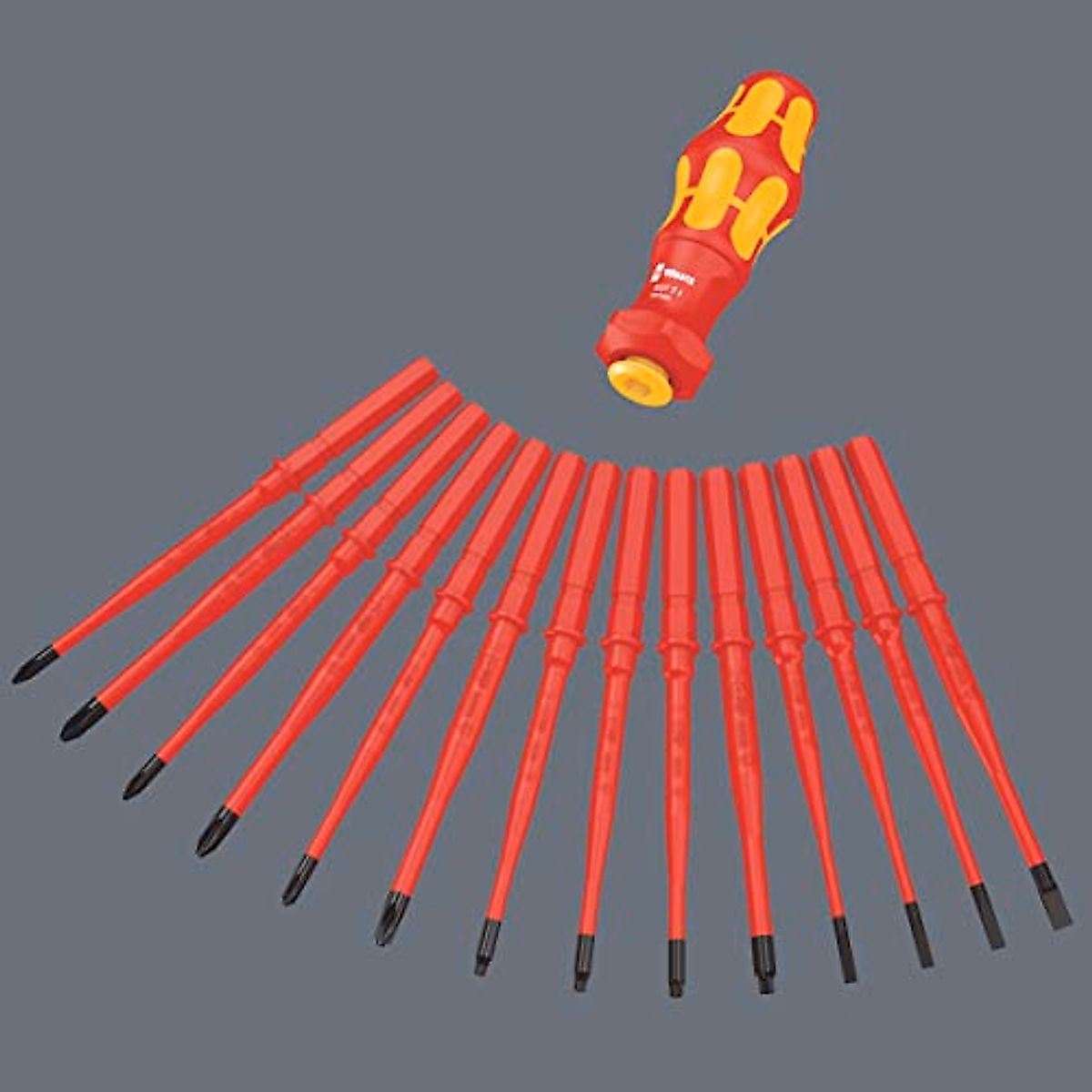 Wera 05057481001 827 T i Kraftform Turbo blade holding handle, 9.0 x 125 mm