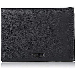 TUMI - Nassau L-Fold Wallet for Men - Black Texture