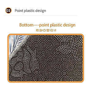 Christmas Blue Area Rugs Christmas Santa Claus Elk Carpet for Living Room Bedroom Floor Mat Throw Rug 59x40 inch