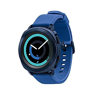 Samsung Gear Sport Smartwatch - Calendar, Blue (Renewed)