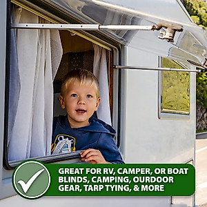 Mandala Crafts Strings Lift Cords - Roman Shades Cord Egg Shell 1mm Nylon Cord - 109 Yds Braided Nylon String