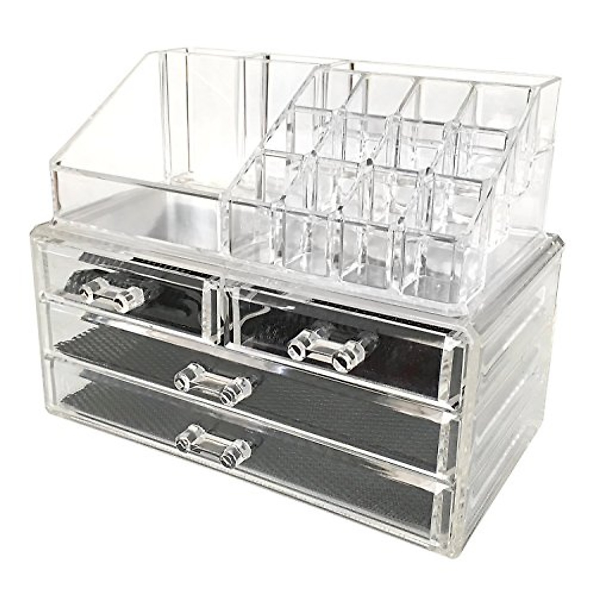 Sodynee Acrylic Makeup Organizer Cosmetic Organizer Jewelry and Cosmetic Storage Display Boxes