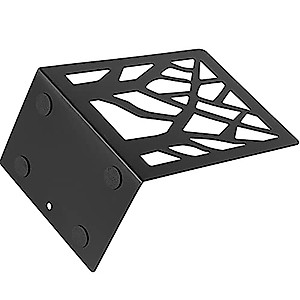 HAKZEON 16 Pack 8 Pairs 4.7 x 3.4 x 7 Inches Book Ends, Metal Bookends with Non-Slip Pads, Black Book Ends for Shelves, Decorative Bookends Supports