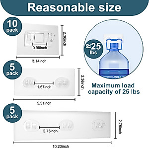 20pcs Shower Caddy Adhesive Replacement, Strong Adhesive for Shower Caddy Sticker, Shower Caddy Adhesive No Drilling for Corner Shelf Basket, Bathroom Storage Shelves, Kitchen Racks and Soap Holder
