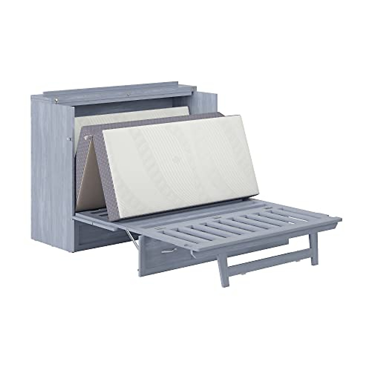 AFI,Northfield Murphy Bed Chest, Full, Driftwood