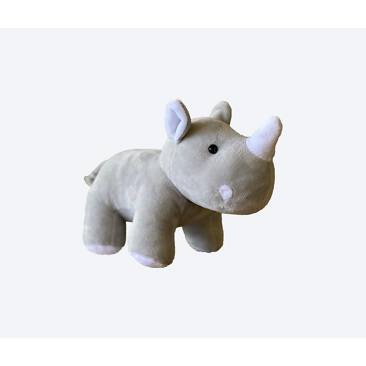 Baby Rhino Stuffed Animal Plushies for Boys & Girls | Super Soft Cute Plushies for Kids' Bedroom | 8-in Safari Stuffed Animals for Girls & Boys | Small Animal Toys by Exceptional Home