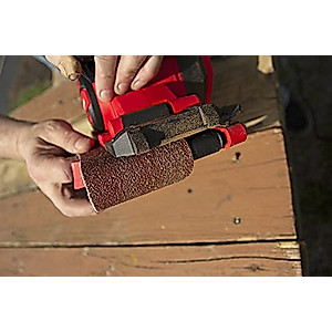 Gator 3" x 18" Red Resin Aluminum Oxide Sanding Belts, 40 Grit, 5 Pack
