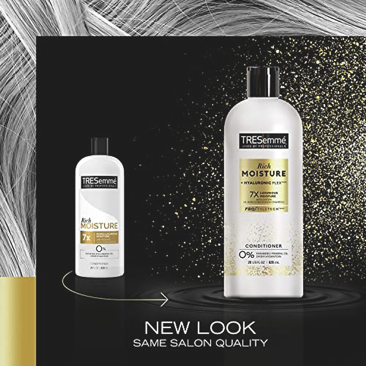 TRESemmé Rich Moisture Shampoo and Conditioner Rich Moisture 2 Count for Dry Hair Formulated With Vitamin E and Biotin 28 oz