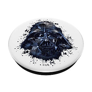 Star Wars Darth Vader Splatter Galaxy Helmet PopSockets PopGrip: Swappable Grip for Phones & Tablets
