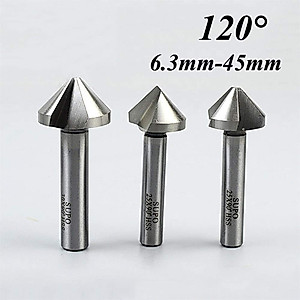 XMEIFEI PARTS Drill bit Set 6.3-45mm HSS 3 Flute 120 Degree Chamfer Countersink Drill Bits(6.3/8.3/10.4/12.4/14/16.5/20.5/25/30/35/40/45mm) Long Drill bits (Size : 12.4mm)