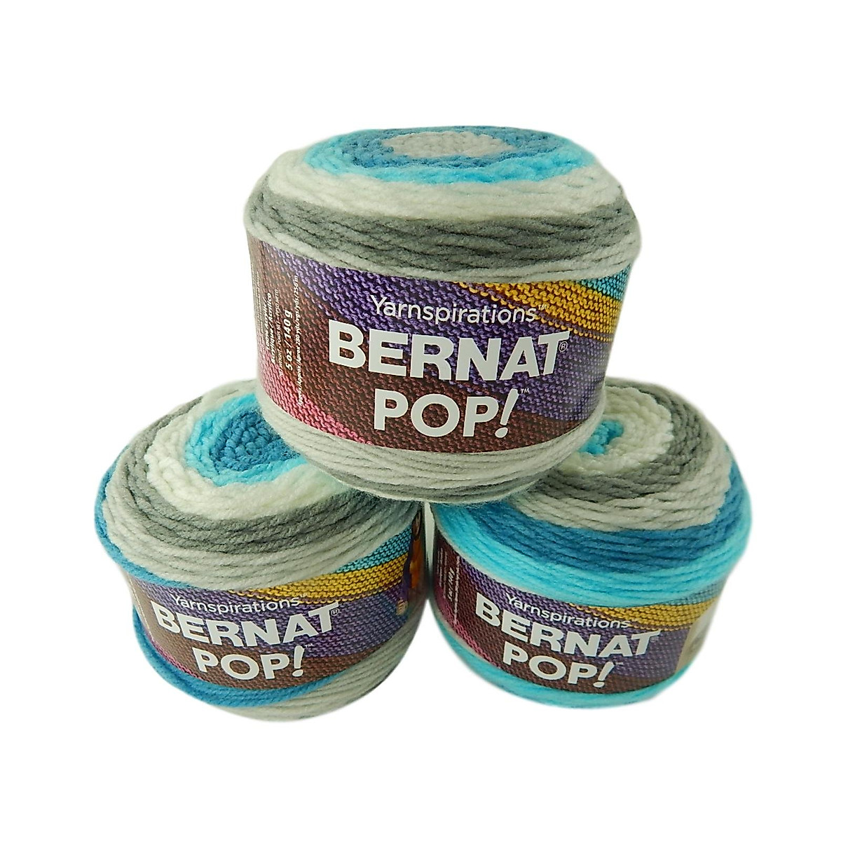 BLU STREAK-YARN BERNAT POP