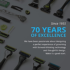 Dorco Pace 4 Pro - Four Blade Razor Shaving System - 10 Pack (10 Cartridges + 1 Handle)