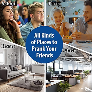 NewNoiseWar-Cricket Noise Maker Prank (6 Pcs), Hidden Pranks Beeping Several Months, Funny Office Pranks for Adults