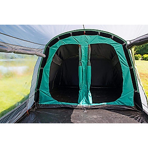 Coleman Tent Oak Canyon 4, 4 Person Family Tent with Blackout Bedroom Technology, 4 Man Camping Tent with 2 Extra Dark Sleeping Cabins, 100 Percent Waterproof, Easy to Pitch