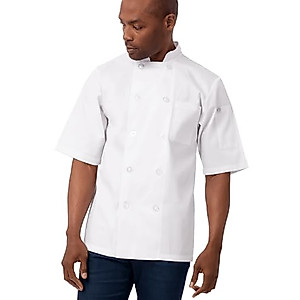 Chef Works Men's Volnay Chef Coat, White, XX-Large