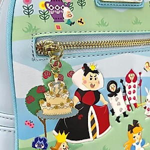 Loungefly Exclusive Alice in Wonderland Chibi Double Strap Shoulder Bag