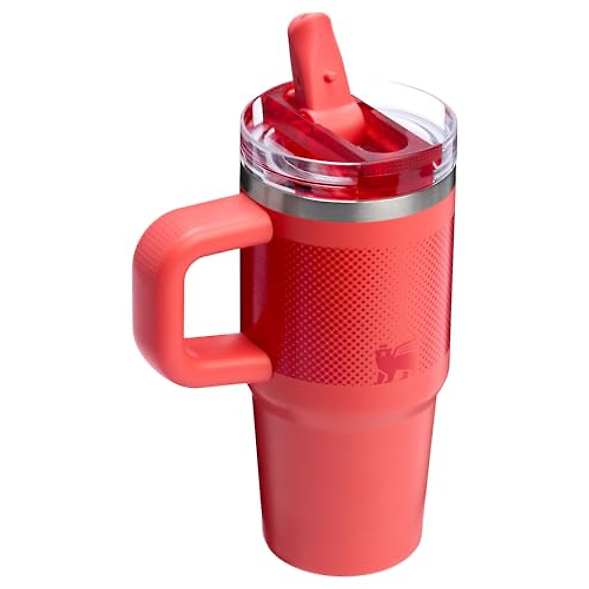 Stanley Quencher ProTour Flip Straw Tumbler with Leakproof Lid 14 oz | Built-In Straw and Handle | Cup Holder Compatible for Travel | Insulated Stainless Steel Cup | BPA-Free | Hot Coral Fade
