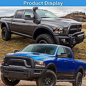 ECCPP Towing Mirrors fit for 2009-10 for Dodge for Ram 1500 2011-2016 for Ram 1500 2500 3500 Pickup Signal Lights Pair Power Heated Passenger & Driver Side Side Mirrors